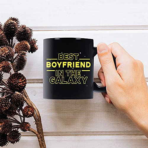 Fatbaby Best Boyfriend in the Galaxy Coffee Mug,Boyfriend Gifts,Funny Boyfriend Mug,Boyfriend Birthday Gifts 11 oz