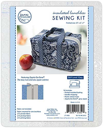 June Tailor Lunchbox KIT, Gray Zippity-do-Done(tm)