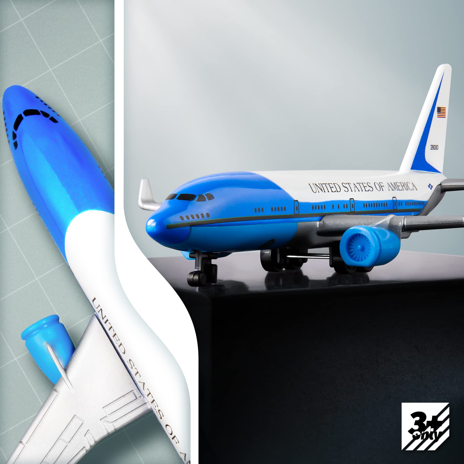 Joylludan Model Planes American AirForceOne Model Airplane Plane Aircraft Model for Collection & Gifts