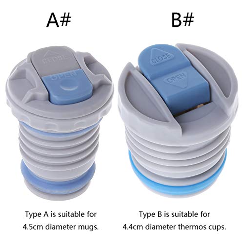 HELYZQ 4.4cm/4.5cm Vacuum Flask Lid Thermos Cover Portable Universal Travel Mug Accessories Suitable for Diameter Thermos Cups