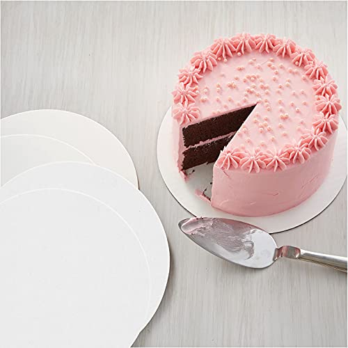 ZOEYES 50 PCS 10 inch Cake Board Round Cake Circles Cake Base Cardboard Cake Boards for Cake Pizza Decorating Supplies