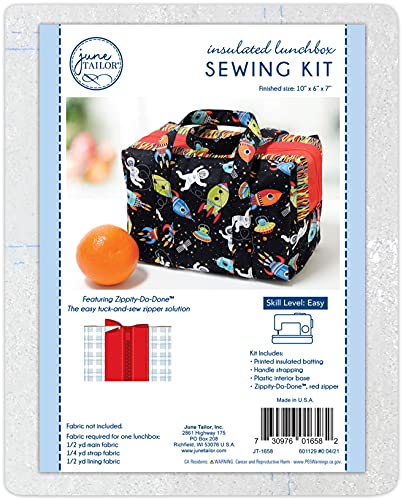 June Tailor Lunchbox KIT, Red Zippity-do-Done(tm)