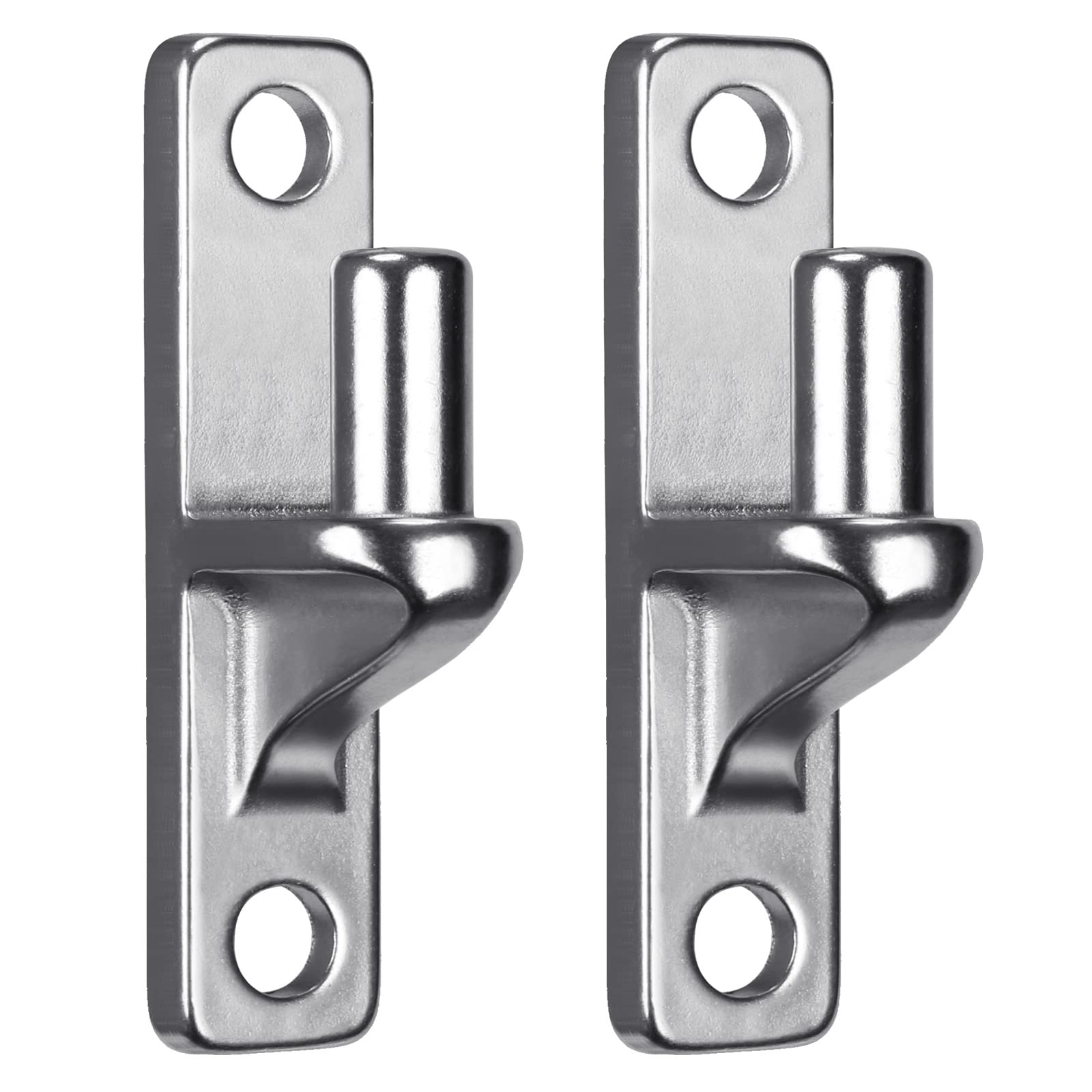 Insaga Cast Gate Hinges Heavy Duty, 304 Stainless Steel Wall Mount Gate Hinge with 5/8'' Pin, Durable Farm Gate Hinge, Non-Welded Fence Gate Hinge, Chain Link Fence Hinge, 2Pcs
