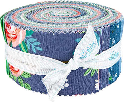 DODI Lee Poulsen Poppy and Posey Rolie Polie 40 2.5-inch Strips Jelly Roll Riley Blake RP-10580-40