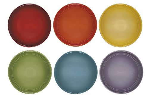 Le Creuset Stoneware Pinch Bowl Gift Set, Set of 6 Prep Bowls, Multi Color