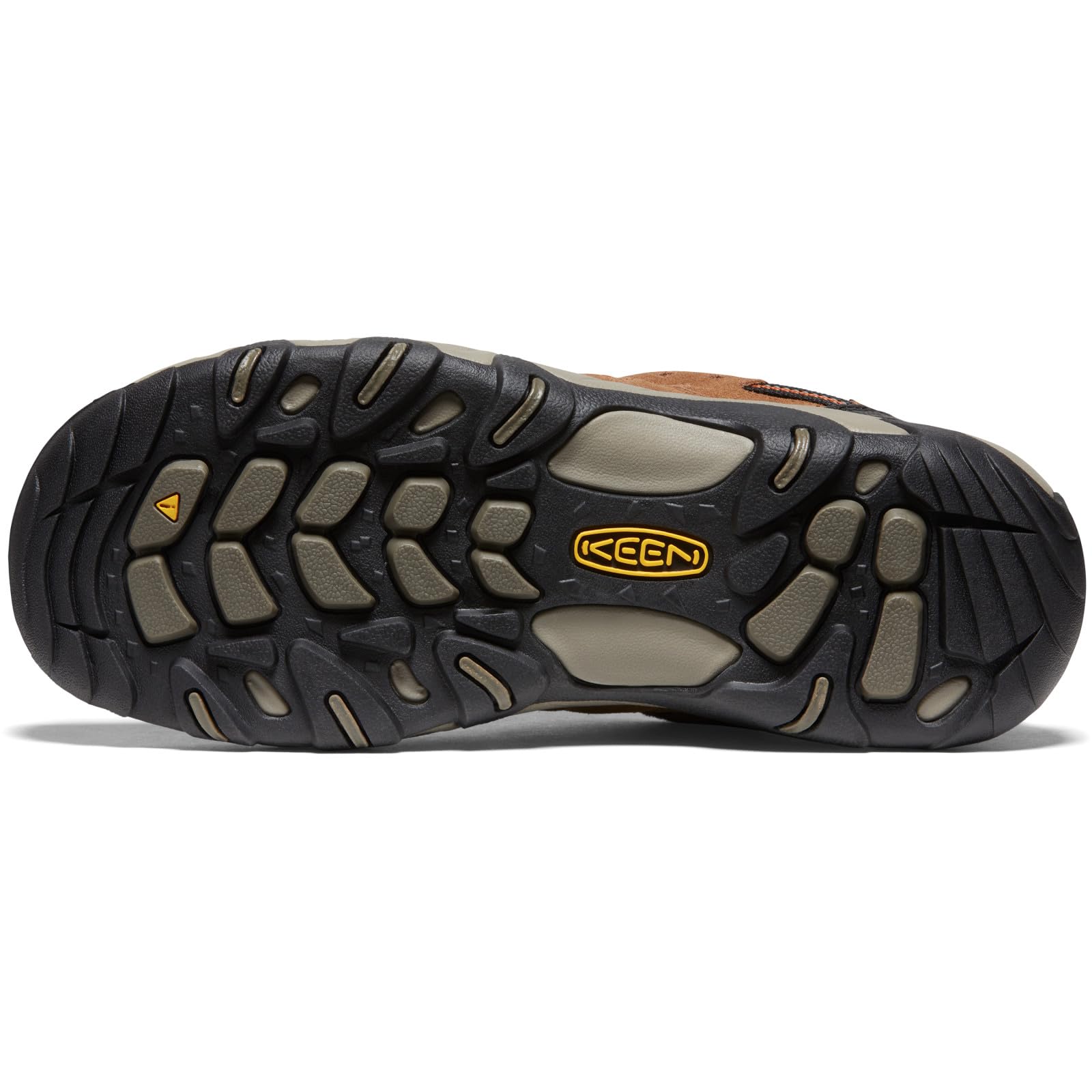 KEEN Men's Headout Low Height Waterproof All Terrain Hiking Shoes, Bison/Fossil Orange, 11
