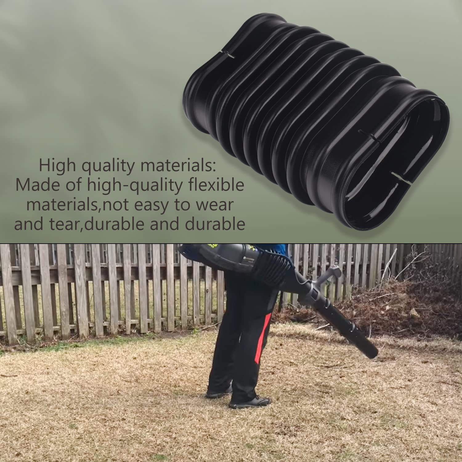 580473001 Replacement Flex Tube for Ryobi RY38BP 38cc backpack blower and Ryobi 40 Volt Blower Models RY40404NV, RY40440, RY40404 - for Ryobi leaf blower parts