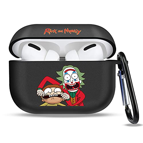 JoySolar for AirPod Pro 2019/Pro 2 Gen 2022 IMD Hard Case Character Funny Cool Kawaii Cartoon Cute Chic Aesthetic for AirPods Pro Air Pods Cover Cases Skin for Boys Girls Youth Teen(Grimace Rike)
