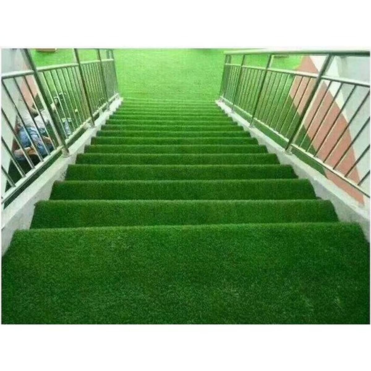 HOUSEBOOK, 9 Packs Artificial Grass Plastic Composite Interlocking Deck Tiles, Indoor/Outdoor, Patio, Balcony, Flooring, D.I.Y Decking, Outdoor, Artificial Grass Tiles, Wholesale Available, 12'x12'