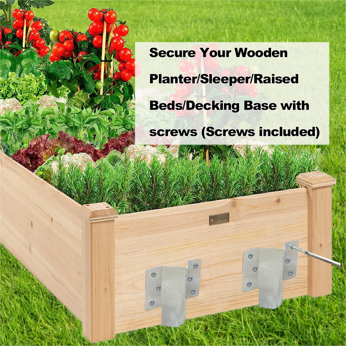 10pcs Sleeper Stakes,Metal Stakes Heavy Duty,Fence Post Repair Stakes Anchors Ground Spikes, Metal Stakes for Ground,Raised Garden Bed,Wooden Garden Edging Border,Driveway,Path Edging