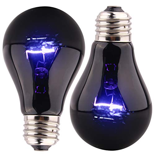 Reptile Heat Lamp - 60 Watt Reptile Night Heat Bulb Terrarium Moon-Like Light Bulb for Bearded Dragon Gecko Snake Turtle and Lizard