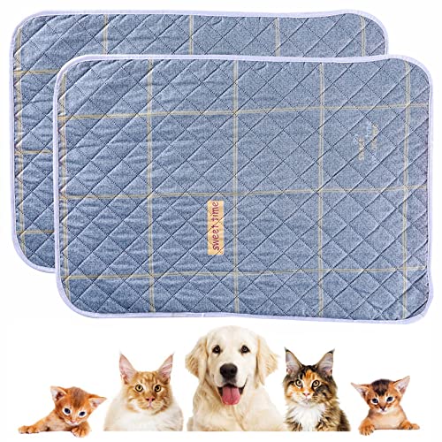 Tfwadmx Guinea Pig Cage Liners Washable Guinea Pig Pee Pads Waterproof Reusable Rabbit Bedding Mat Super Absorbent Pee Pad Anti-Slip Bottom Cage Accessories for Small Animals