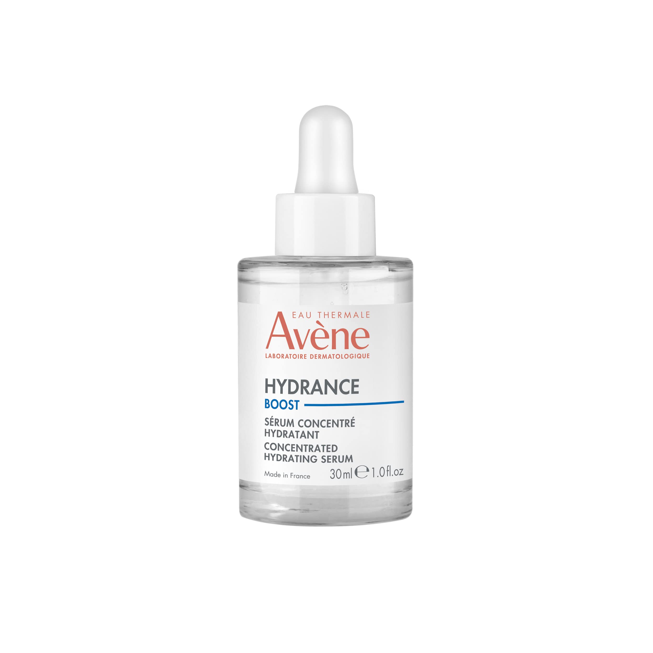 Avene Hydrance Boost Concentrated Hydrating Serum, 48 Hour Hydration, Hyaluronic Acid, 1.0 Fl Oz