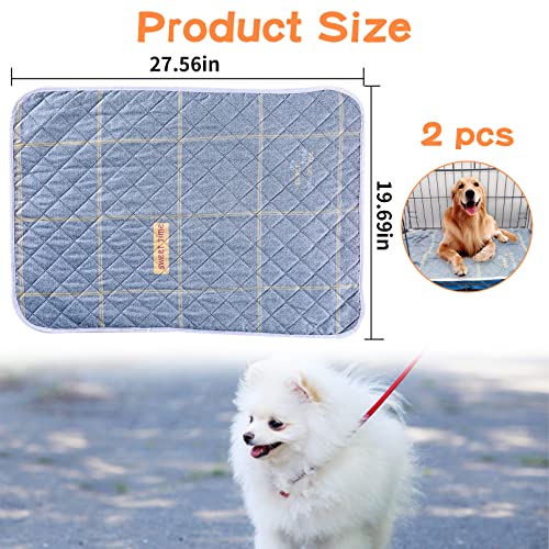 Tfwadmx Guinea Pig Cage Liners Washable Guinea Pig Pee Pads Waterproof Reusable Rabbit Bedding Mat Super Absorbent Pee Pad Anti-Slip Bottom Cage Accessories for Small Animals