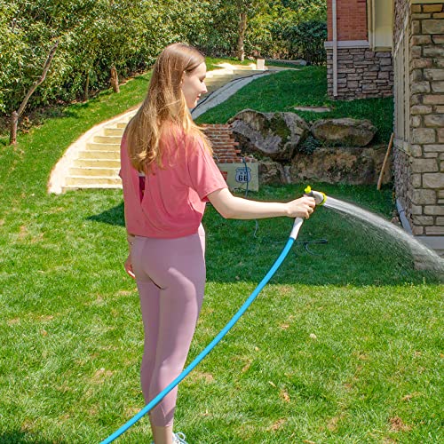 Fevone Leader Hose 3 ft Lead in Short Hose 5/8 Heavy Duty Flexible Drinking Water Hose, Garden hose Extender/Hose Reel Connector, 3/4 Solid Fittings