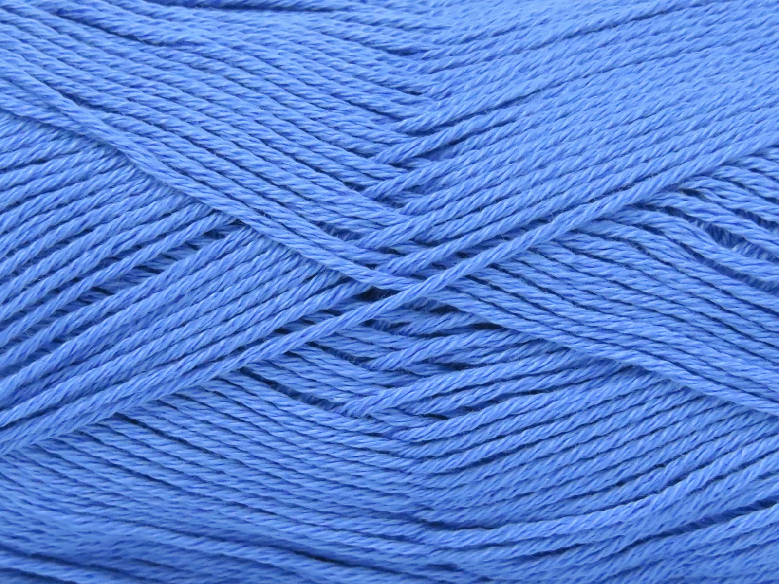 Lot of 6 Skeins Ice Yarns Almina Cotton (100% Mercerized Cotton) Yarn Blue