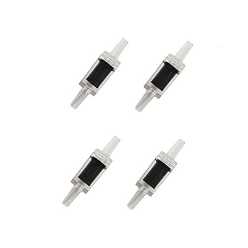 ALEGI 25 Feet 3/16 Inch Standard Aquarium Silicone Airline Tubing with Air Stones, Check Valves, Suction Cups and Connectors for Fish Tank, Hydroponics (Black)