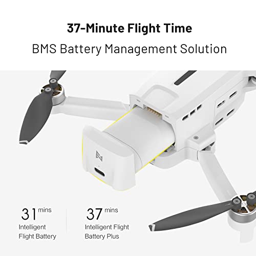 FIMI X8 MINI V2 Drone with 4K Camera, 37 Mins Flight Time, 9KM Video Transmission, 3-Axis Gimbal GPS Quadcopter for Adult Beginner, Auto Return, Smart Tracking (1 Battery)