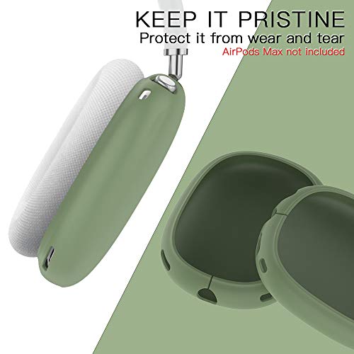 Tucana Silicone Earpads Full Cover Compatible for AirPods Max Headphones, Anti-Scratch Shock Protectors for AirPods Max, Ear Cushions