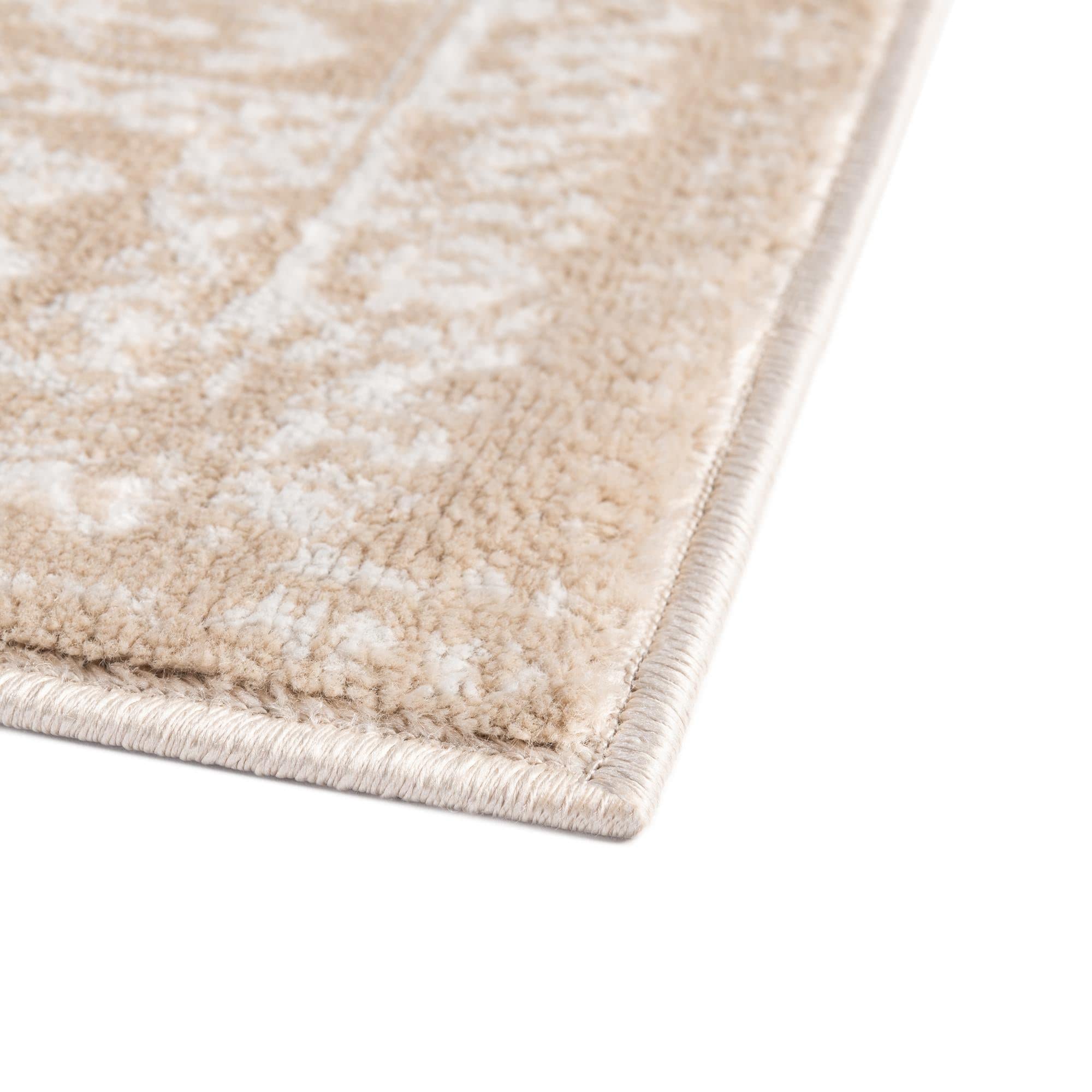 Rugs.com Oxford Collection Rug β 2' 7 x 12' Runner Beige Low Rug Perfect for Hallways, Entryways