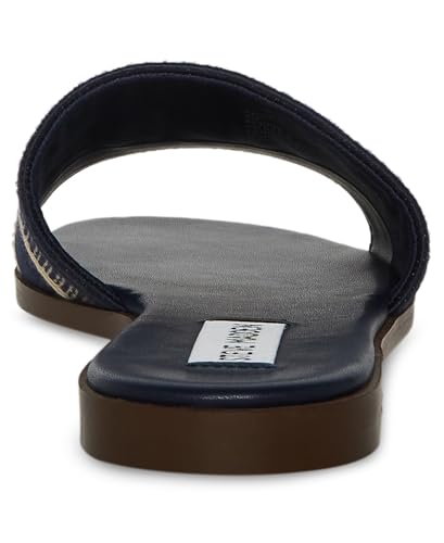 Steve Madden Women's Knox Sandal, Navy Multi, 9