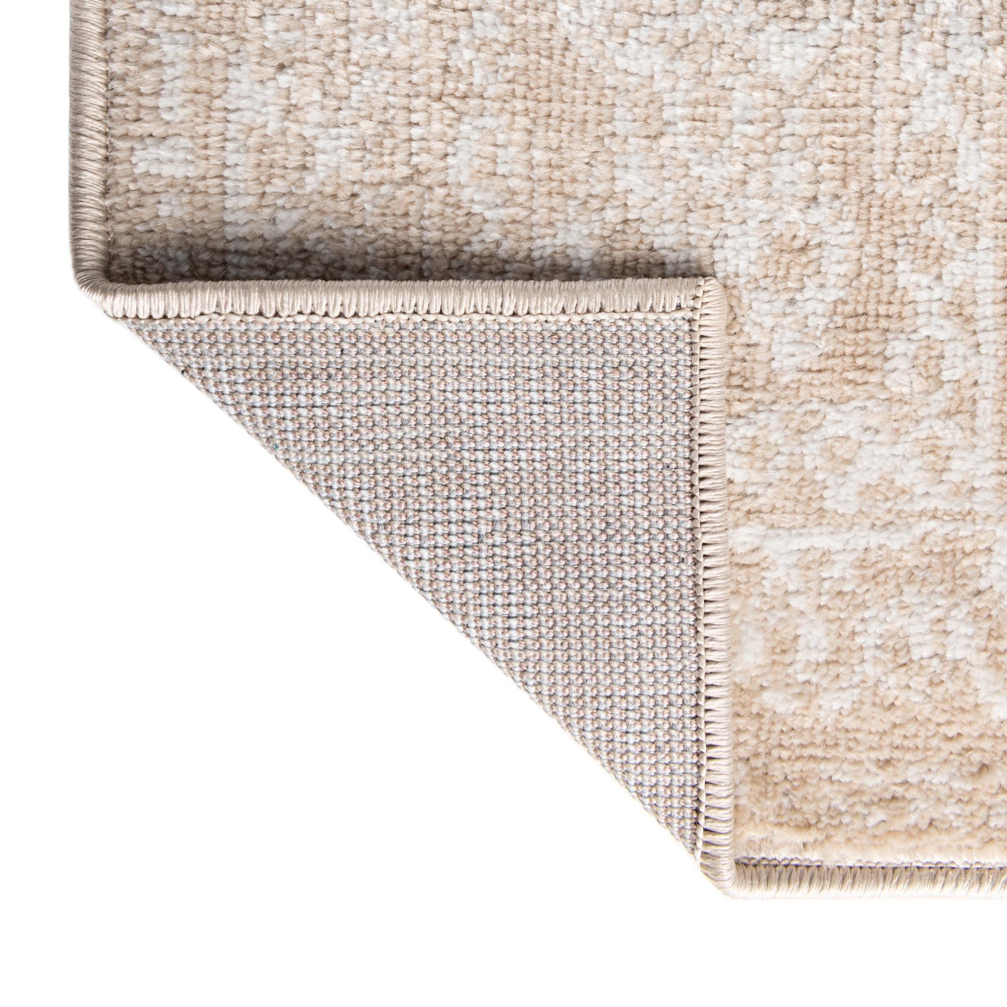 Rugs.com Oxford Collection Rug β 2' 7 x 12' Runner Beige Low Rug Perfect for Hallways, Entryways