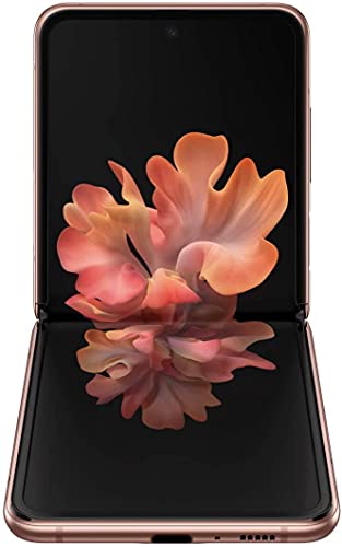 SAMSUNG Galaxy Z Flip 5G F707U New Android Cell Phone | US Version Smartphone | 256GB Storage | Folding Glass Technology| Long-Lasting Mobile Battery | AT&T Locked - (Renewed)