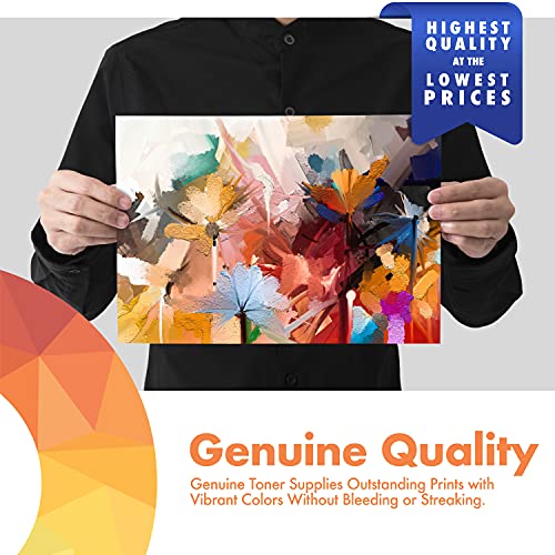 Professor Color Re-Coded OEM Toner Cartridge Replacement for Xerox VersaLink C7020 C7025 C7030 | 106R03737 106R03738 106R03739 106R03740 - Extra High Yield 4 Pack