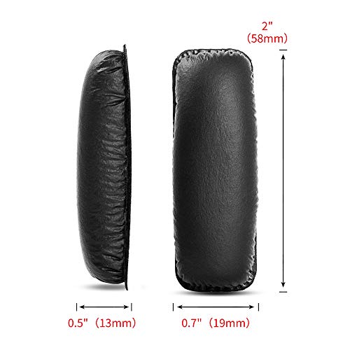 Upgrade Earpads Ear Cushion Protein Leather RS165 RS175 Replacement Compatible with Sennheiser HDR165 HDR175 Wireless Headset Headband Memory Foam