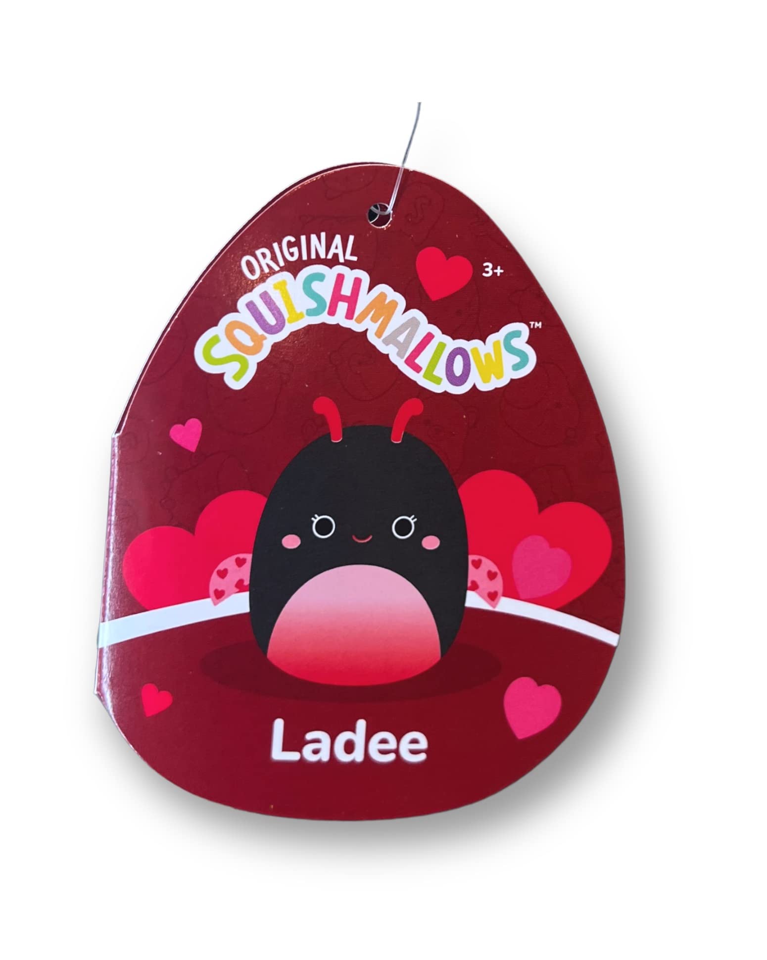 Squishmallows Official Kellytoy Ladee Ladybug Hot Pink, Red and Black 11 Inch Insect Plush - 2023 Valentine's Squad Stuffed Animal Toy Pillow