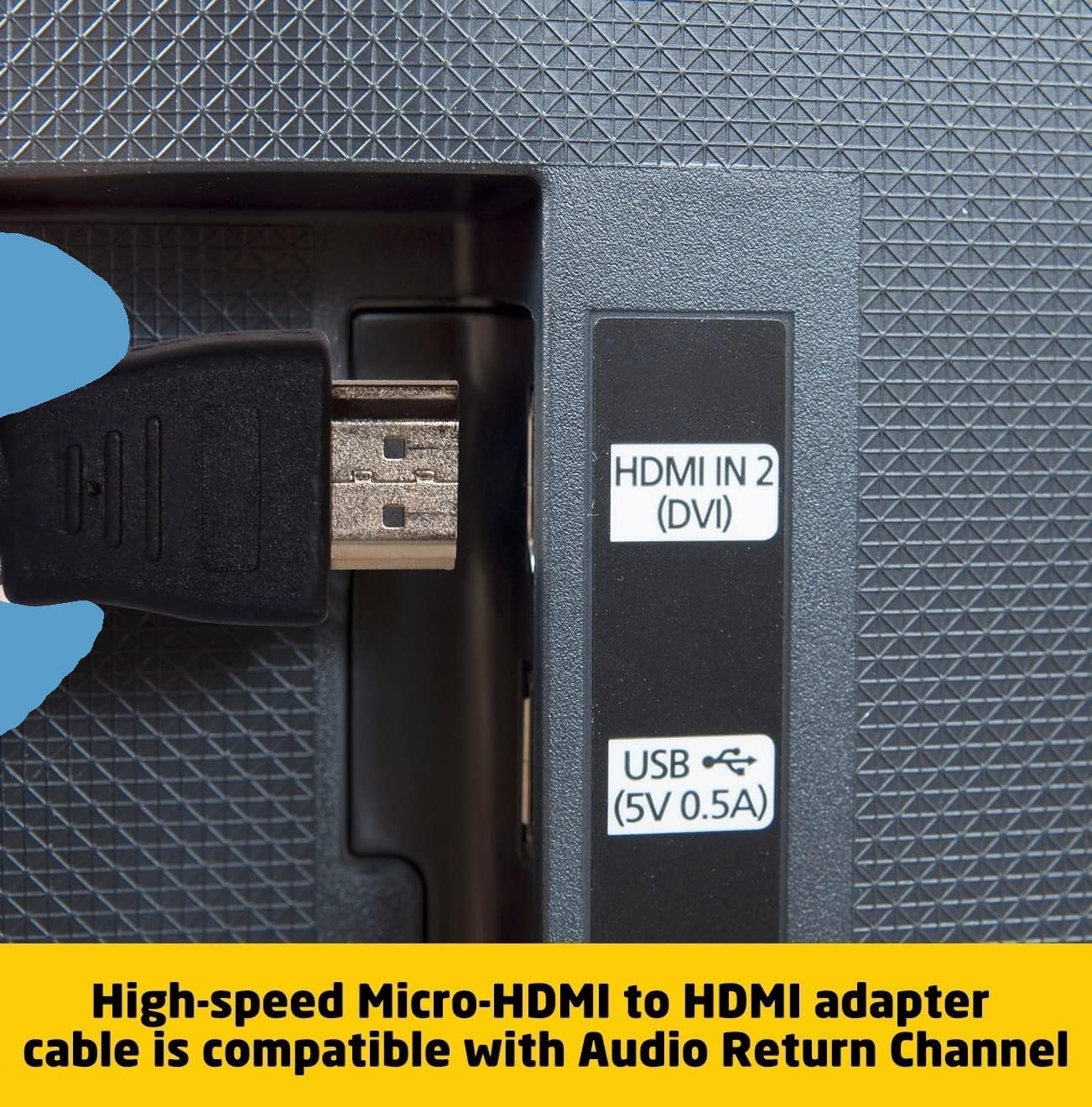 15ft. MICRO HDMI Cable, 4K HDMI to Micro HDMI Cable, HDR 60Hz 18Gbps Compatible with GoPro Hero 7,6, 5, DSLR Camera, a7 II, III Mirrorless Camera, Raspberry Pi 5, 4, to HDTV, Monitor (15-Feet)