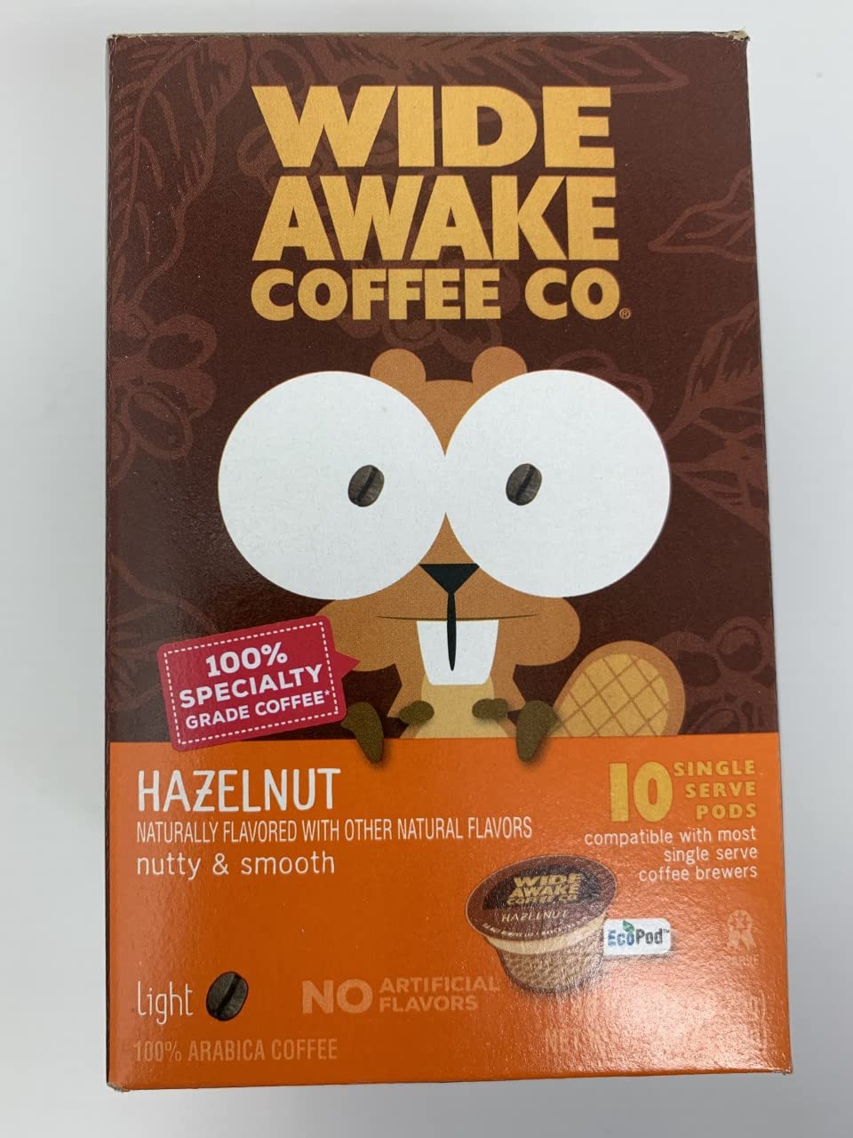 Wide Awake Coffee Variety 4-Pack - French Vanilla, Breakfest Blend, Hazelnut, Donut Shop, with Bonus of 20 Wooden Coffee Stirrers
