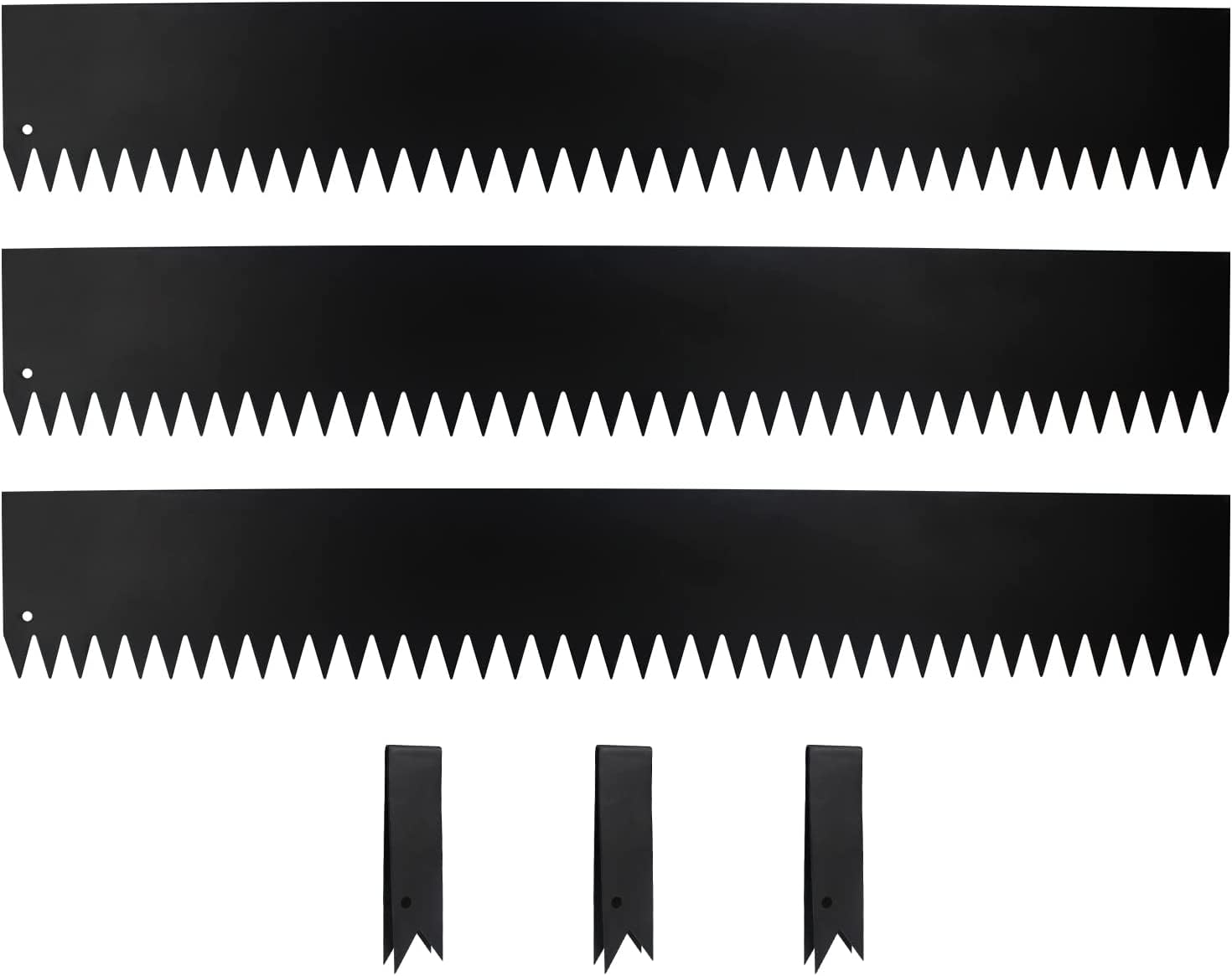 Belinova 3 Pack - 40'' L x 6'' H Steel Landscape Edging Metal Edging for Landscaping Border Tall Garden Edging Lawn Edging No dig Hammer in Edging for Gravel Yard Pathway