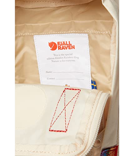 Fjällräven Kånken Rainbow Sling Light Oak/Rainbow Pattern One Size