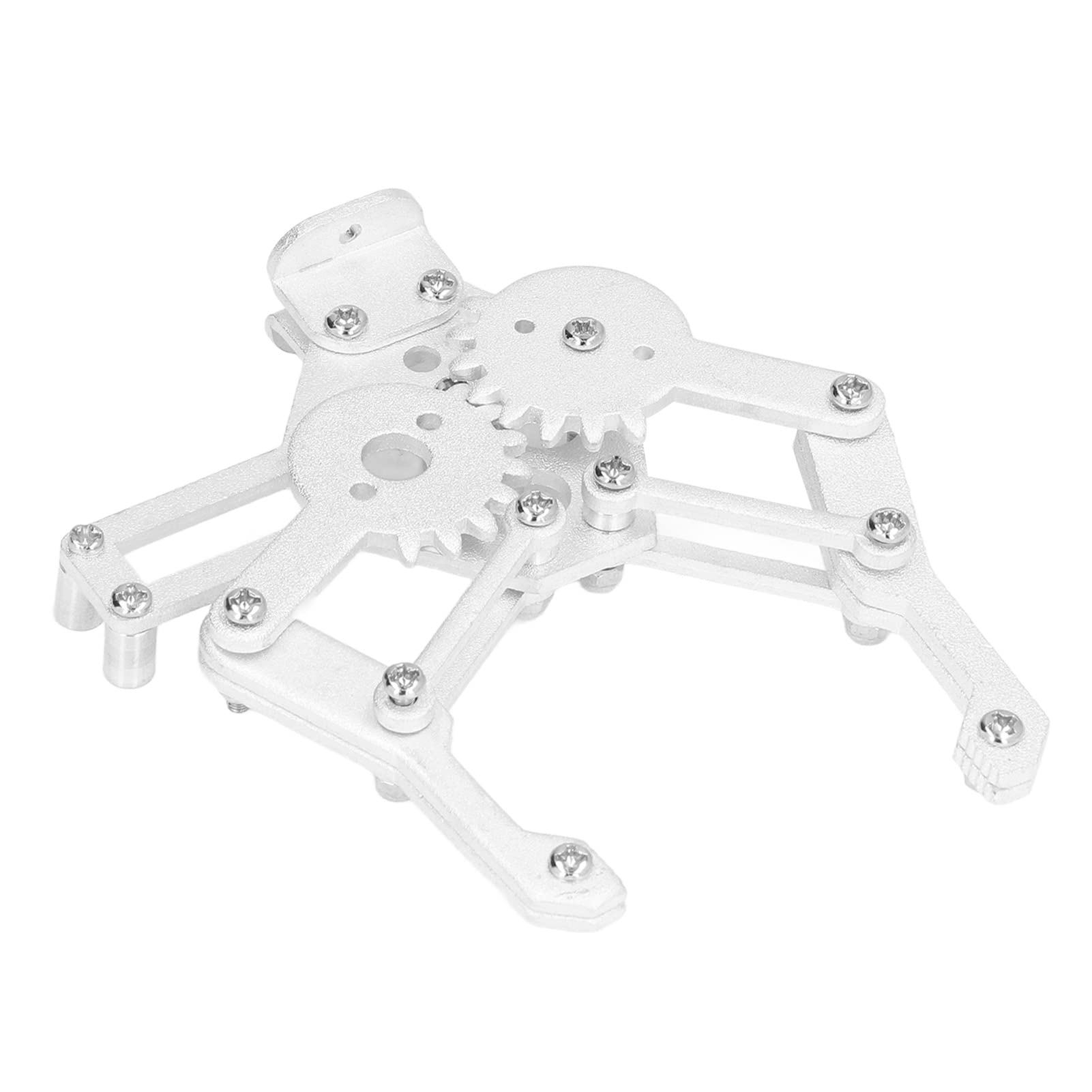 Robot Clamp, Mechanical Claw Arm Robot Clamp Aluminium Alloy High Strength Accessory Educational Science Kits for MG995 Servo, Childrens Electronics robot kit robot arm robot claw