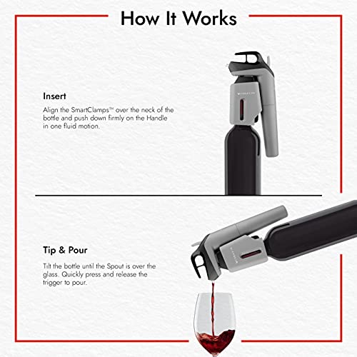Coravin Timeless Three SL Wine-by-the-Glass-System - Wine Saver and Pourer with 1 Argon Gas Capsule