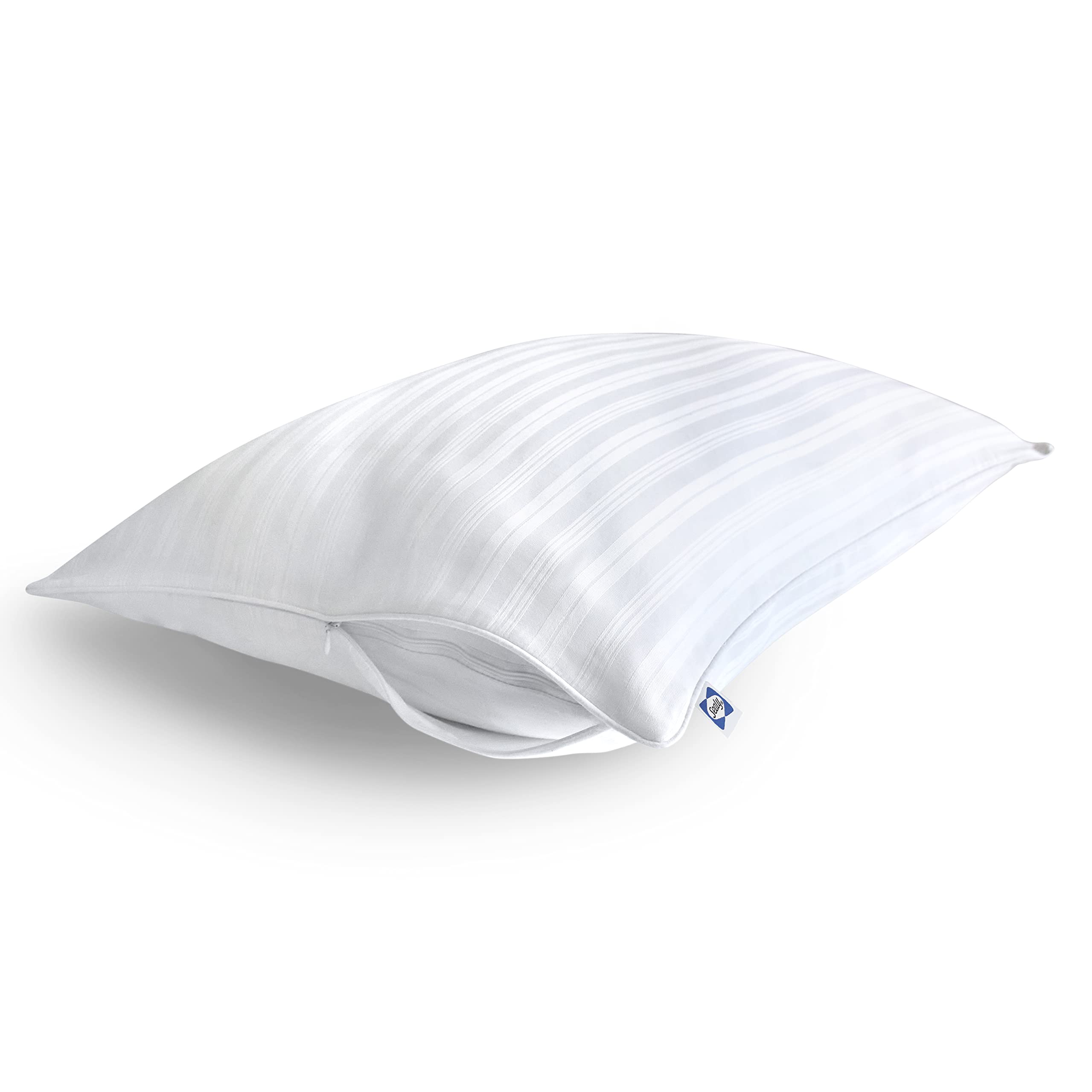 Sealy Pillow Cover, Soft Comfort Bed Pillow Protector, 2 Pack, Standard/Queen Pillow Cover