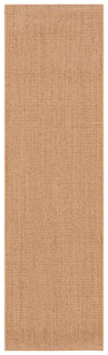 MARTHA STEWART x SAFAVIEH 2'3" x 12' Beige MSR9501B Farmhouse Sisal & Jute Runner Rug