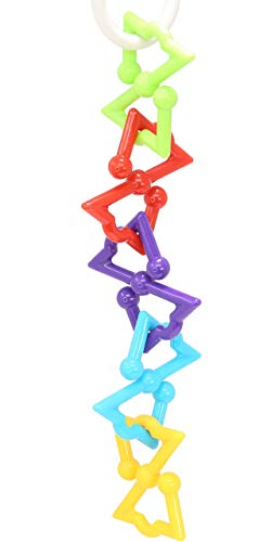 Bonka Bird Toys 3638 Z Link Small Bird Toy Conure Cockatiel Parakeet