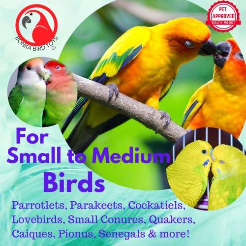 Bonka Bird Toys 3638 Z Link Small Bird Toy Conure Cockatiel Parakeet