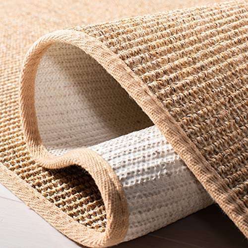 MARTHA STEWART x SAFAVIEH 2'3" x 12' Beige MSR9501B Farmhouse Sisal & Jute Runner Rug