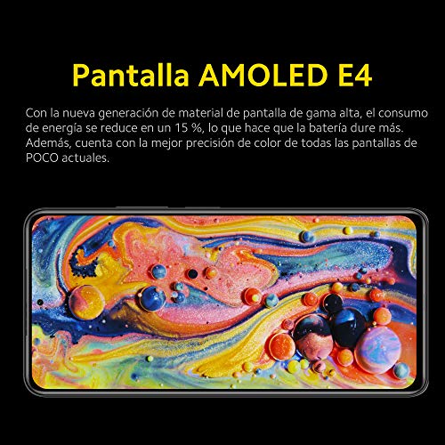 Poco F3 5G + 4G Volte Unlocked Global GSM 128GB+6GB 6.67 inch 48MP Triple Camera (Not Verizon/Boost) (w/Fast Car Charger Bundle) (Artic White)