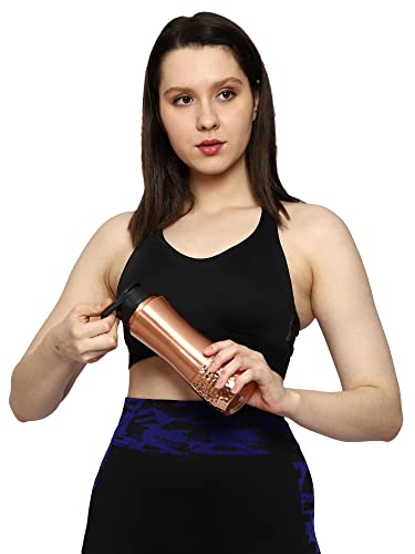 Pure Copper Water Bottle with Sipper, 900 Ml Capacity (30.4 US Fl Ounce) For Ayurveda Health Benefits