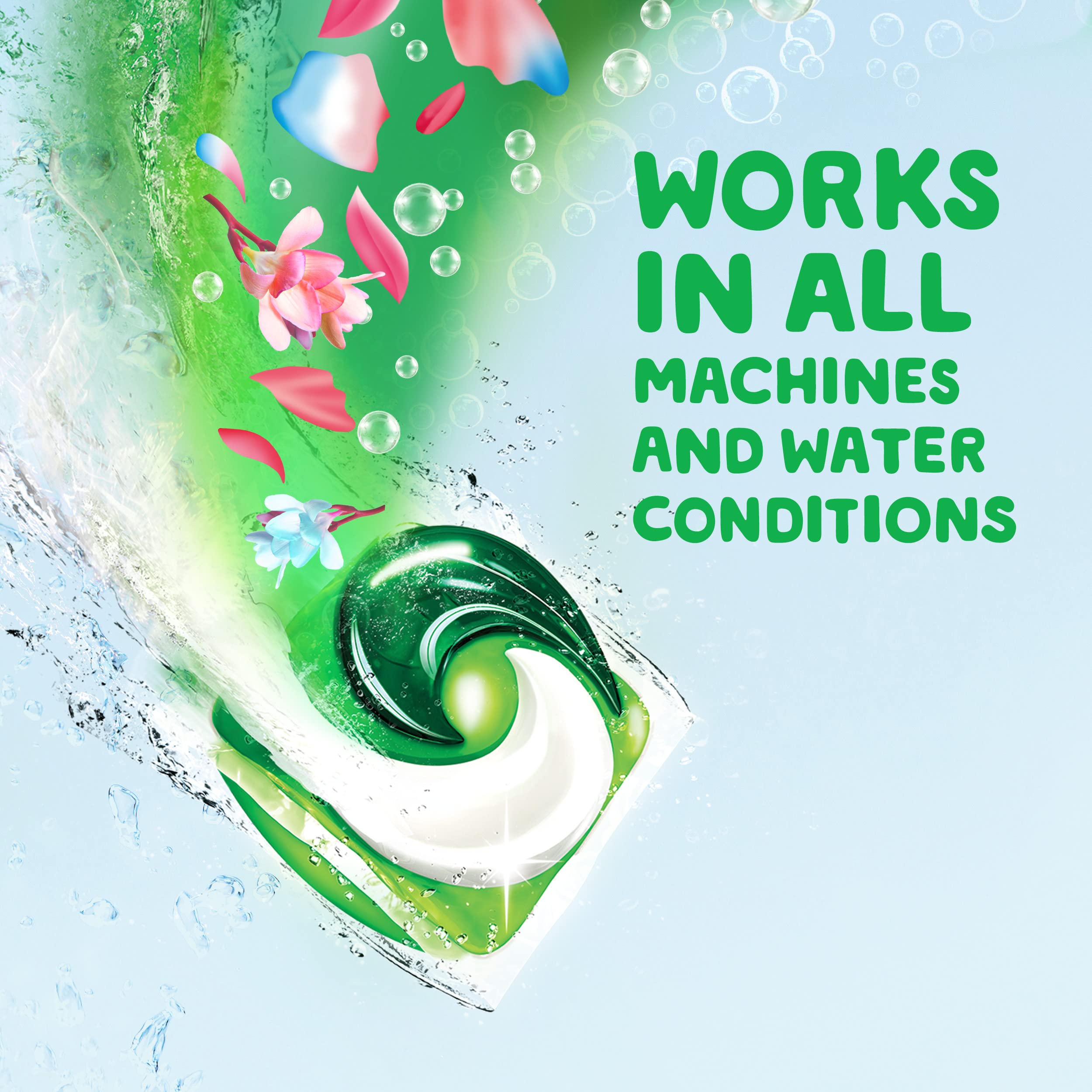 Gain flings Laundry Detergent Soap Pacs HE Compatible 76 Count Long Lasting Scent Spring Daydream Scent