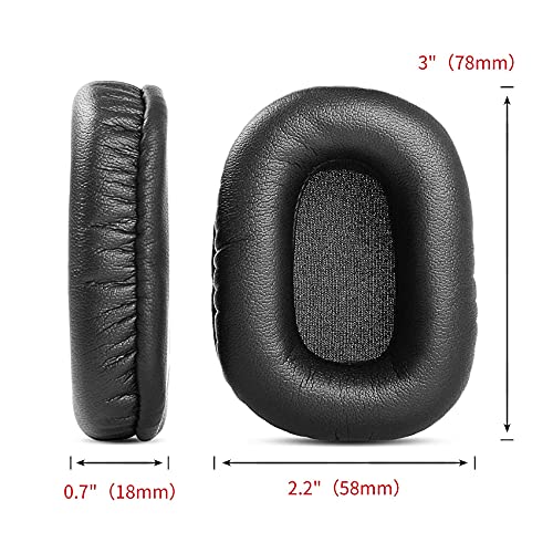 Ear Cushion Ear Pads mic Cover Foam Microphone Compatible with BlueParrott B450-XT B550 XT Noise Canceling Bluetooth Headset (Set)