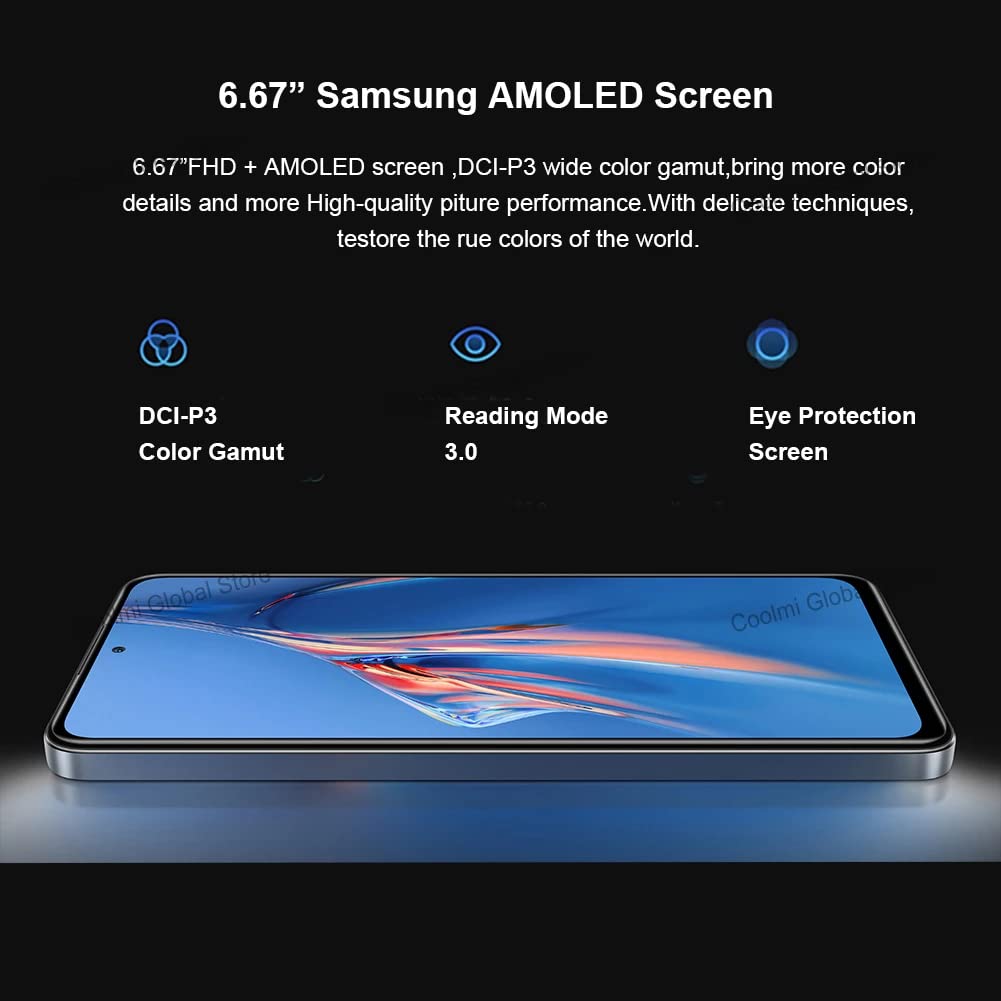 Xiaomi Redmi Note 11E Pro 5G (for Tmobile Mint Tello & Global) (128Gb + 8Gb) Factory Unlocked 6.67 108Mp Cam (Dark World)