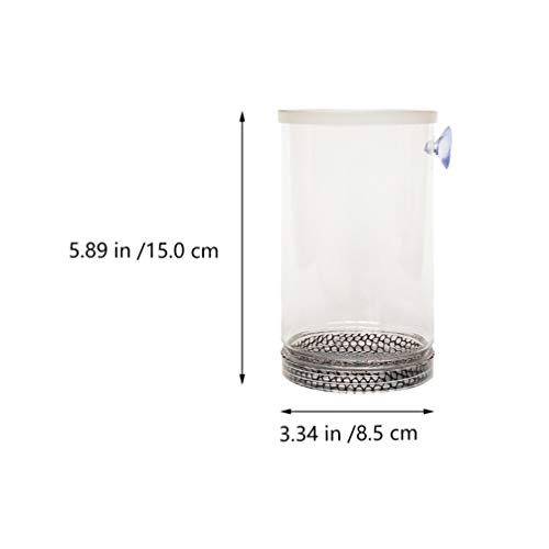 balacoo Net Breeding Box Aquarium Fish Hatchery Isolation Net Aquarium Fish Breeder Tank Isolation Hatching Net Fish Hatchery Breeder Box Aquarium Separation Net