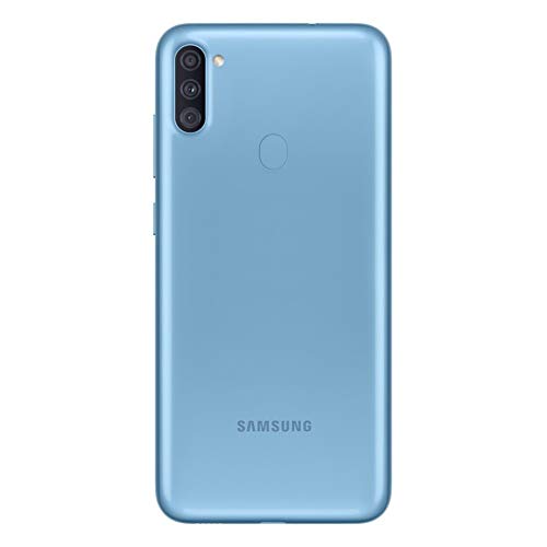 Samsung Galaxy A11 (64GB, 3GB) 6.4" HD+, Snapdragon 450, Long-Lasting Battery, Dual SIM GSM Unlocked (US + Global) 4G Volte A115M/DS (Fast Car Charger Bundle, Blue)