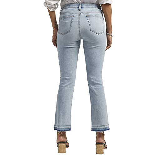 JAG Jeans Women's Petite Eloise Mid Rise Bootcut Jeans-Legacy, Beach Blue Cropped