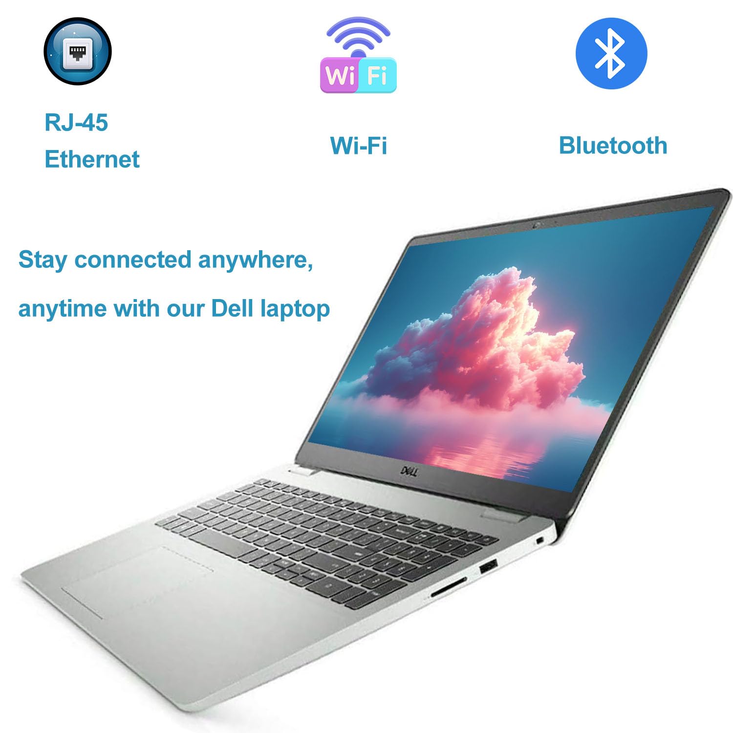 Dell Inspiron 3000 Laptop, 15.6" FHD Display, AMD Ryzen 3 3250U Processor, AMD Radeon Vega 3 Graphics, Fingerprint Reader, Webcam, HDMI, Bluetooth, WiFi, Windows 11 (32GB RAM | 1TB SSD)